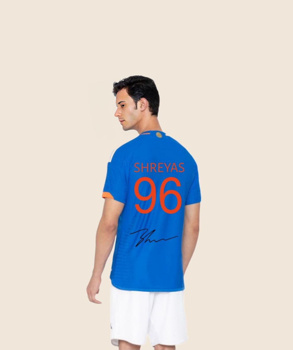 Shreyas Iyer signature Edition jerseys 2023-24- Fan Edition – Jerseys ...